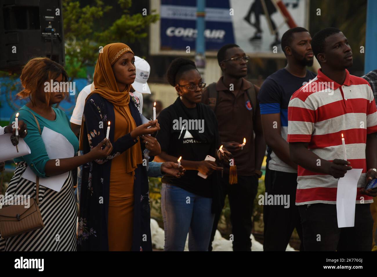 Silent Prayer Place des Martyrs in Bamako, in tribute to the victims of ...