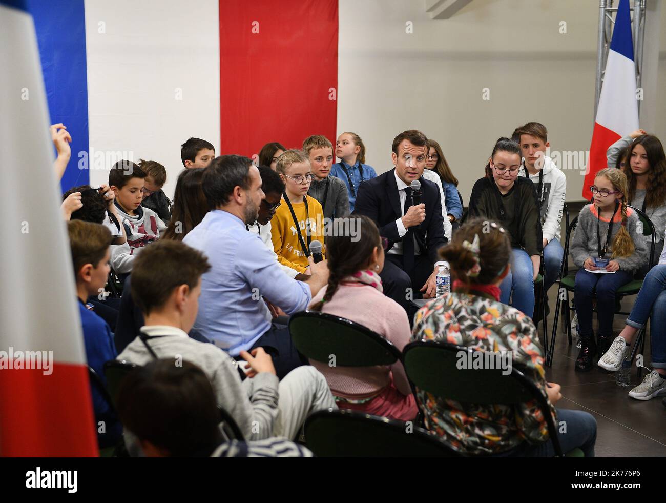 Emmanuel macron children hi-res stock photography and images - Alamy
