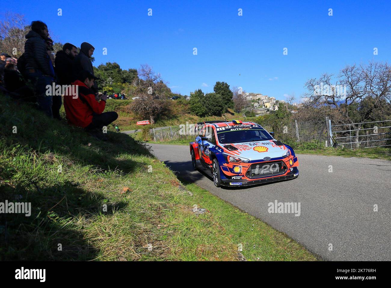 2019 Tour de Corse WRC Shakedown stage in Sorbo-Ocagnano. Thierry ...