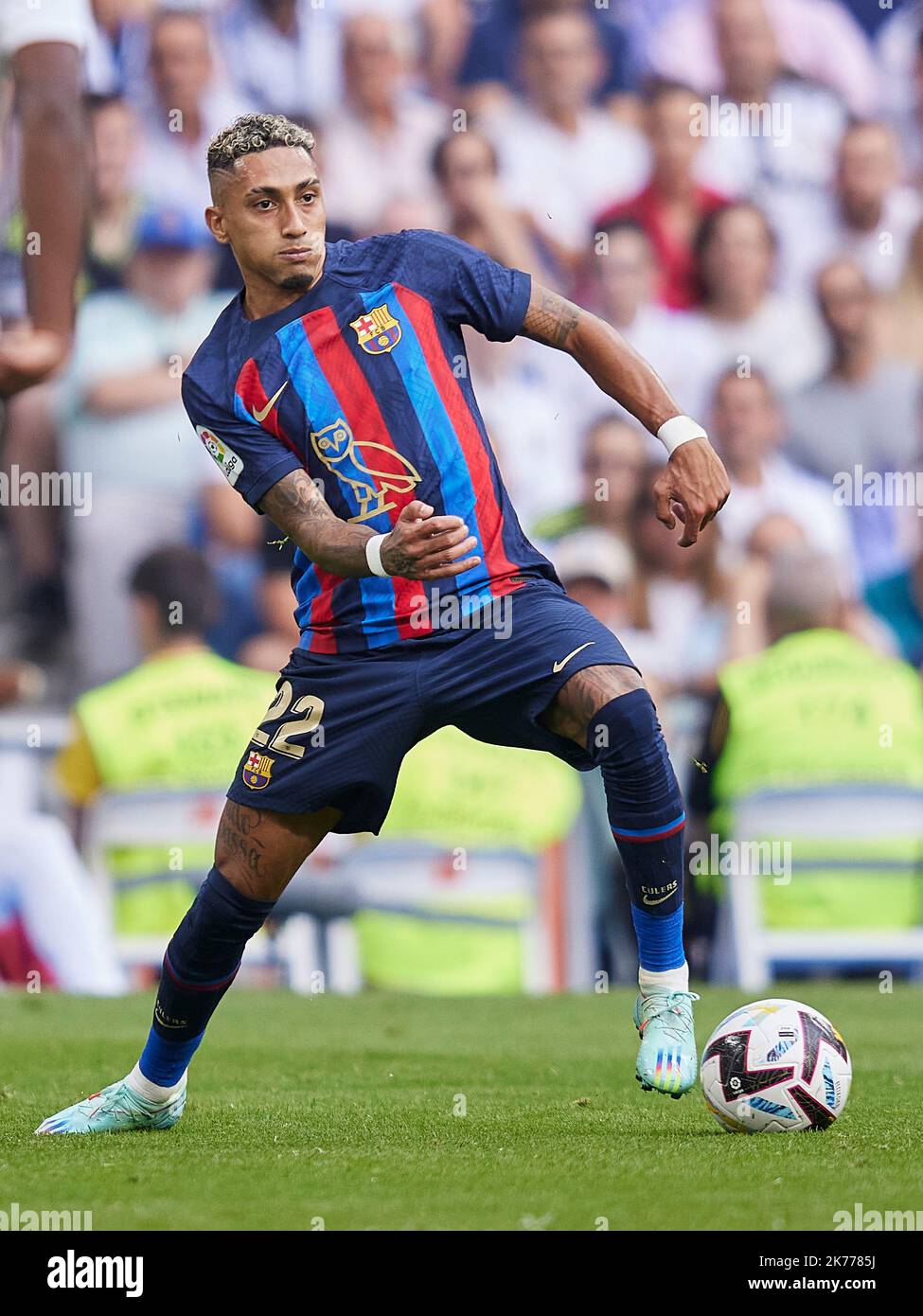 Madrid, Madrid, Spain. 16th Oct, 2022. Raphael Dias Belloli Raphinha of ...