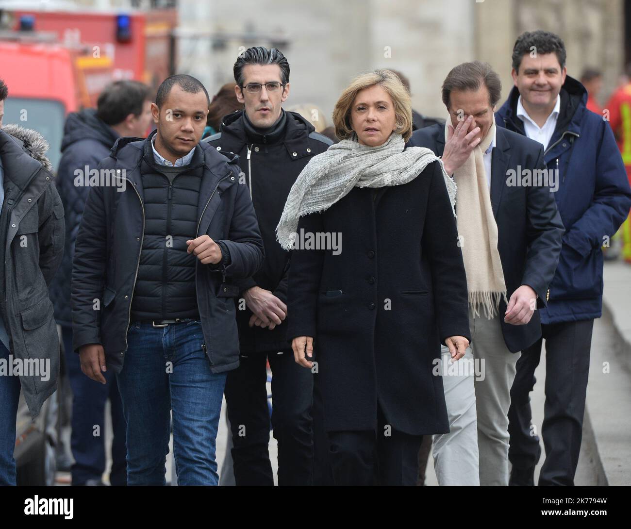 ©PHOTOPQR/OUEST FRANCE/Franck Dubray ; Paris ; 16/04/2019 ; Un violent ...