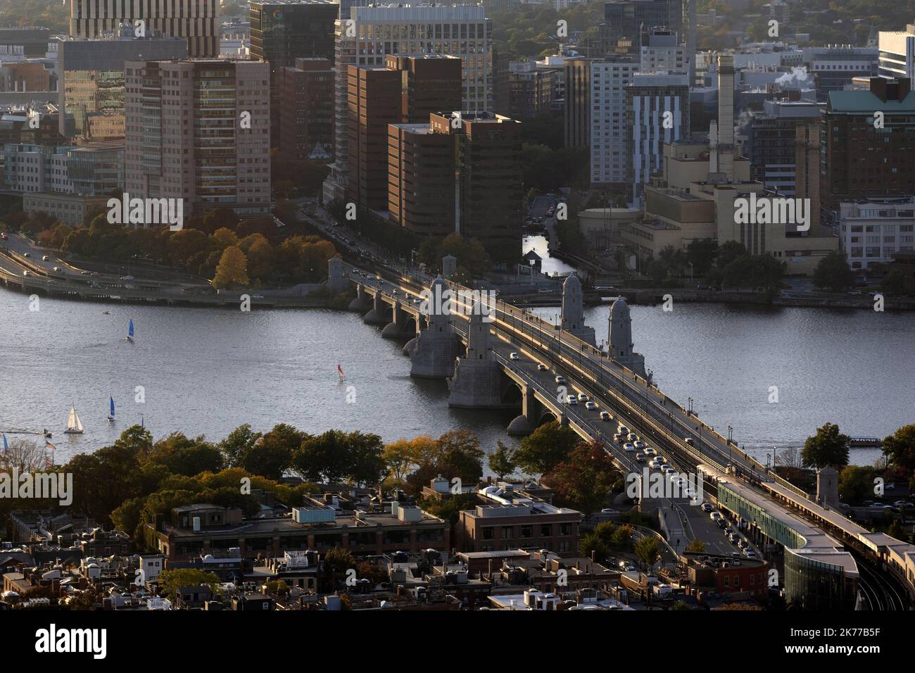 Longfellow Bridge, Charles River Boston, Massachusetts Stock Photo - Alamy