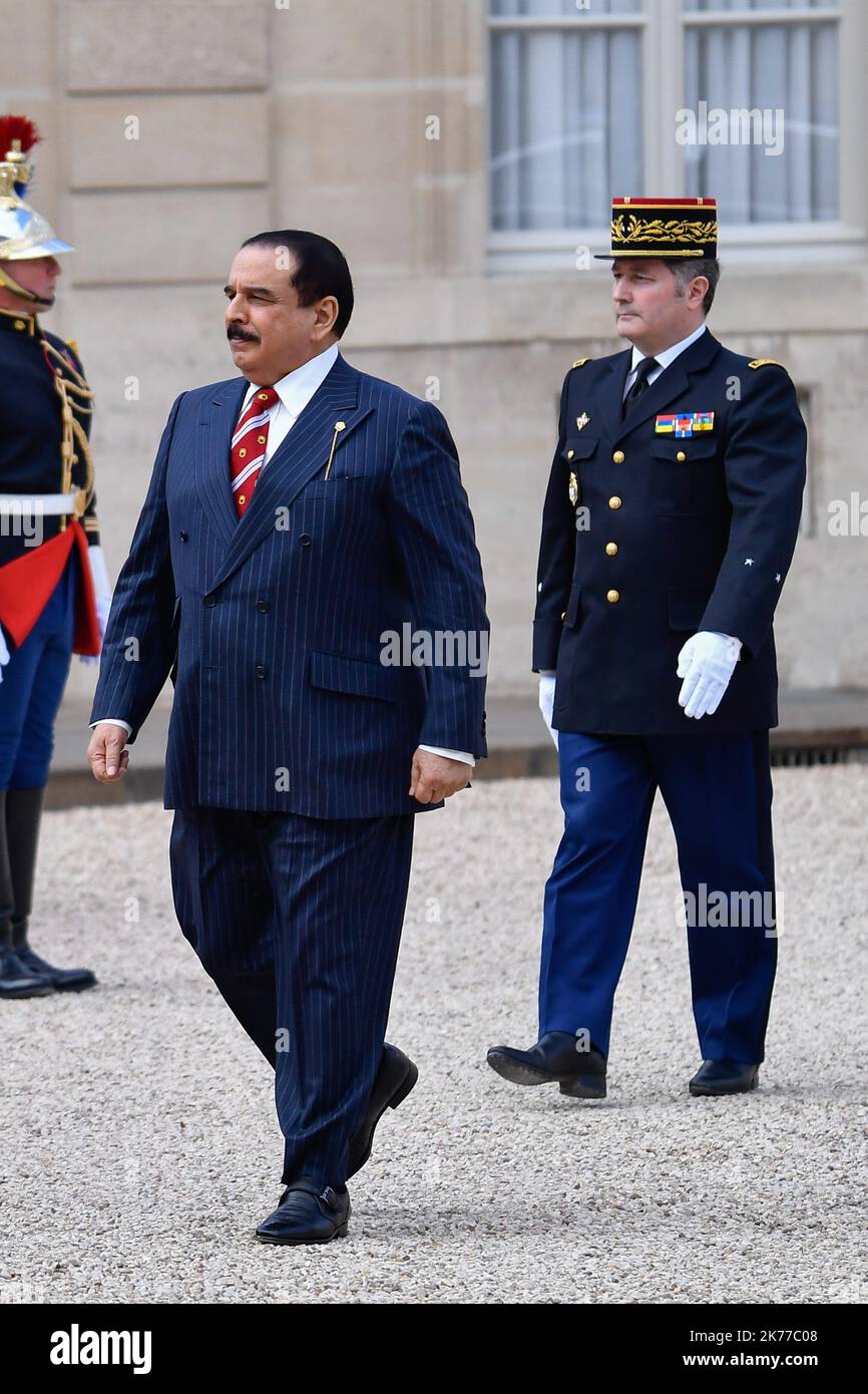 The President of the French Republic, Emmanuel Macron, received the ...