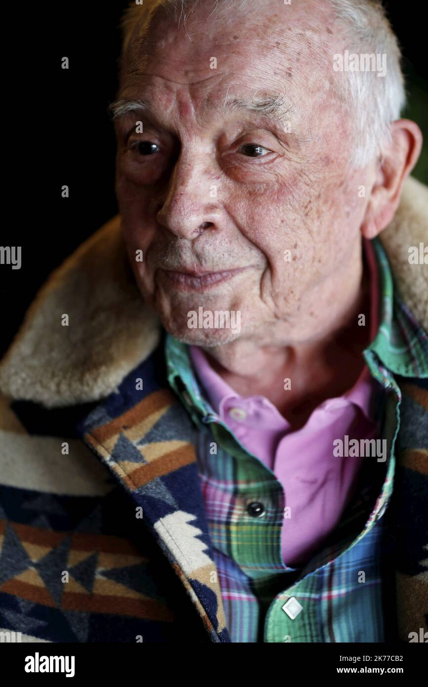 Portraits of famous photographer David Bailey Stock Photo - Alamy