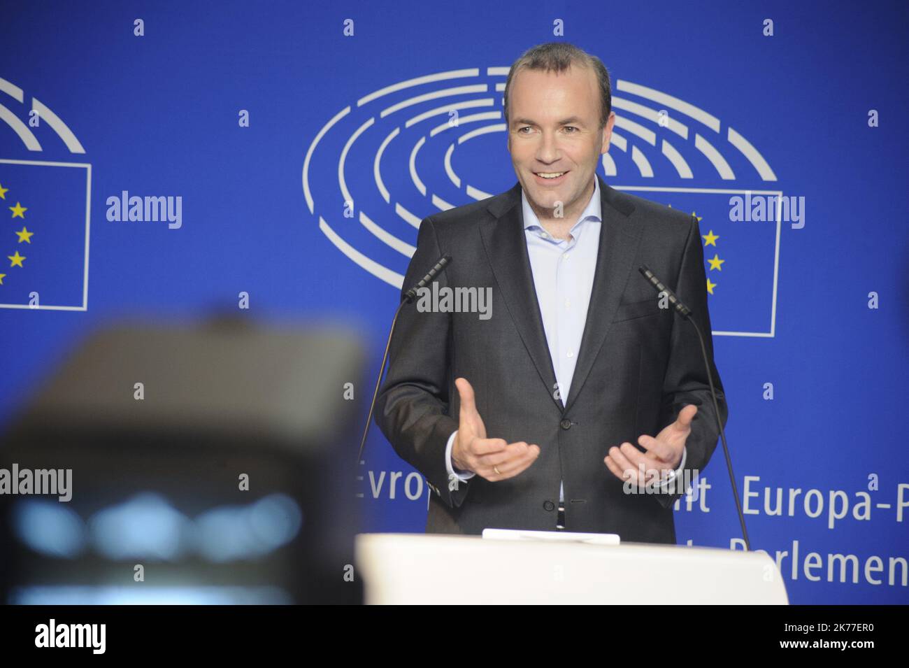 Press conference by Manfred Weber, candidate for the EPP (European ...