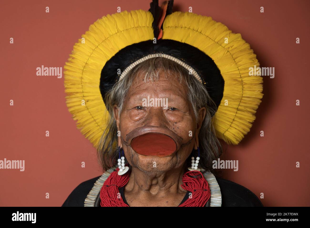 Chief raoni hi-res stock photography and images - Alamy