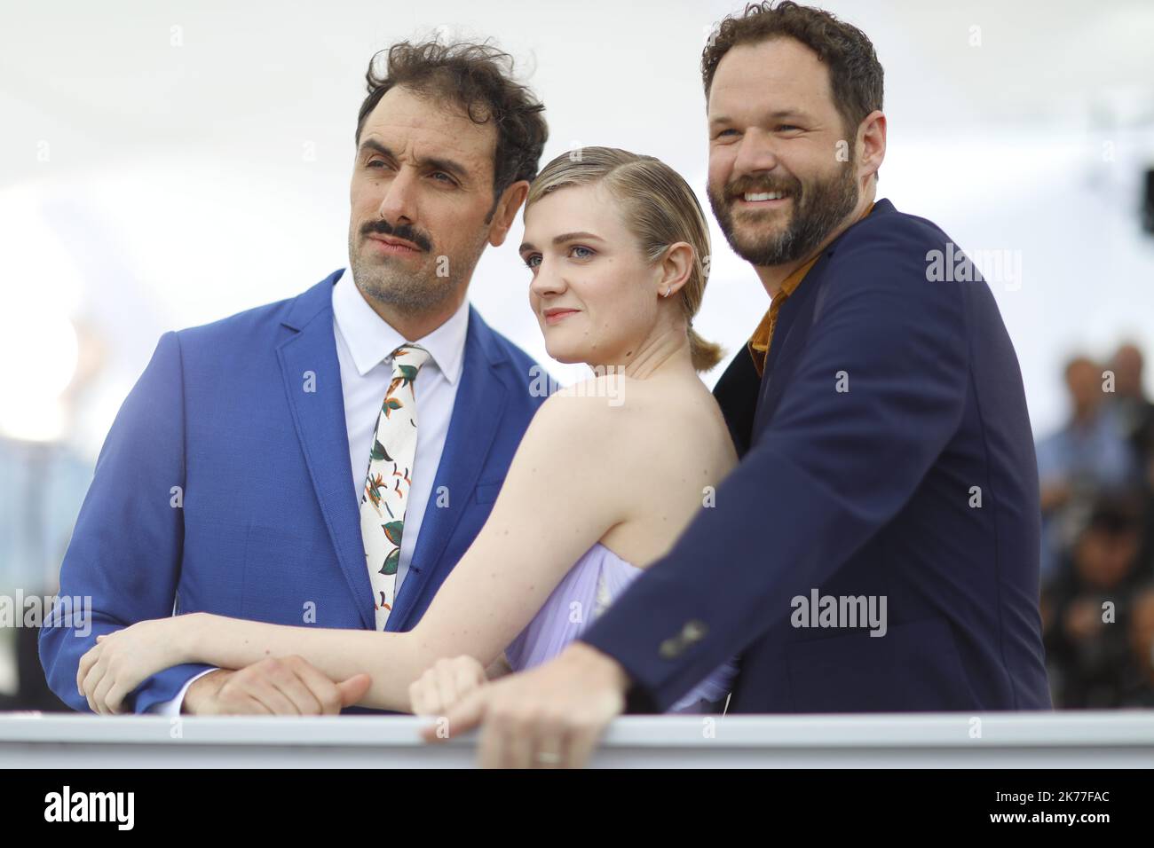 Michael Angelo Covino, Gayle Rankin and Kyle Marvin pose during the ...