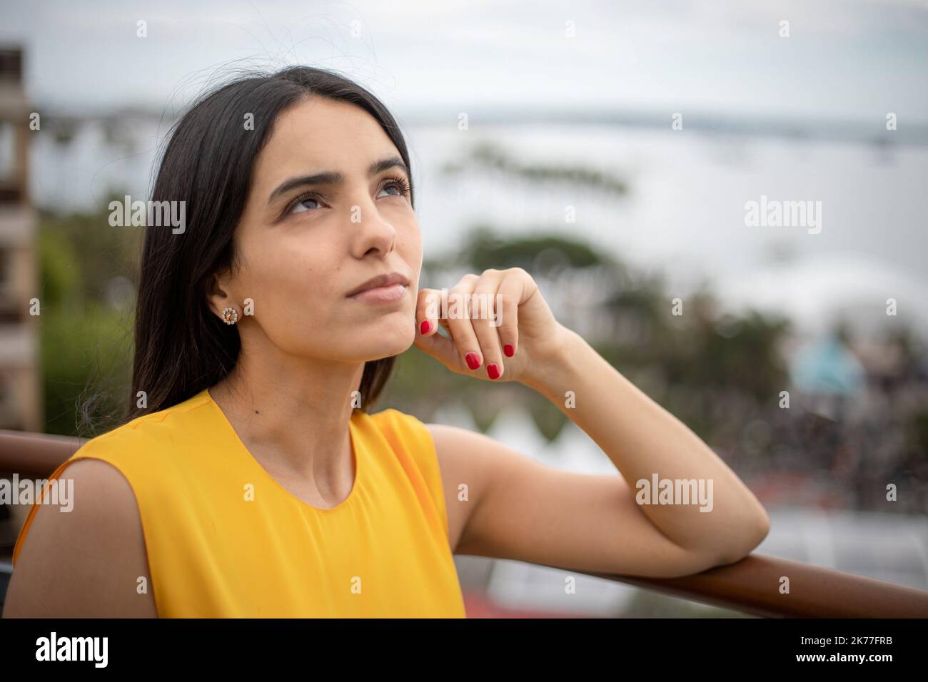 La comédienne et maintenant réalisatrice Hafsia Herzi qui présente à ...