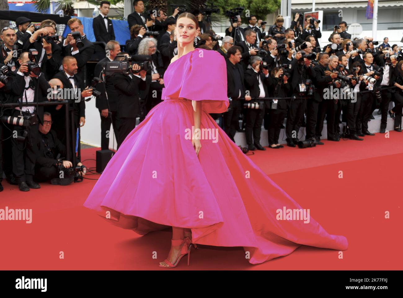 US model Madison Headrick arrives for the screening of the film "La ...
