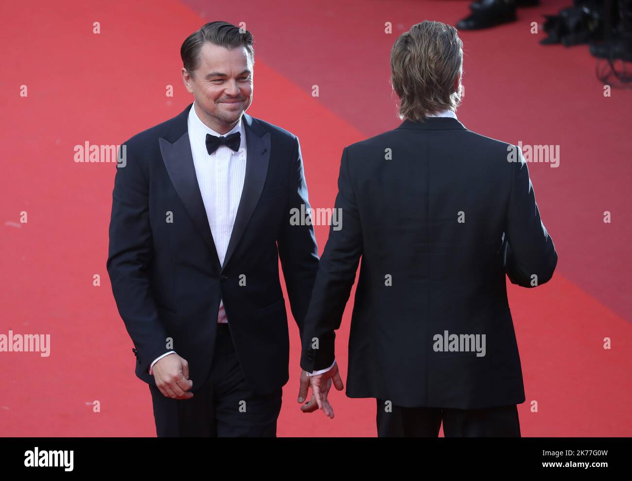 Brad Pitt et Leonardo Di Caprio attending the Once Upon a Time in ...