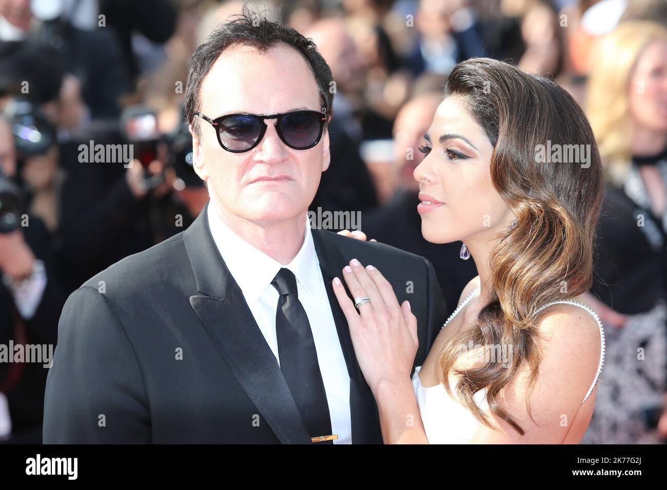 Quentin Tarantino and hiswife Israeli singer Daniella Pick attending ...