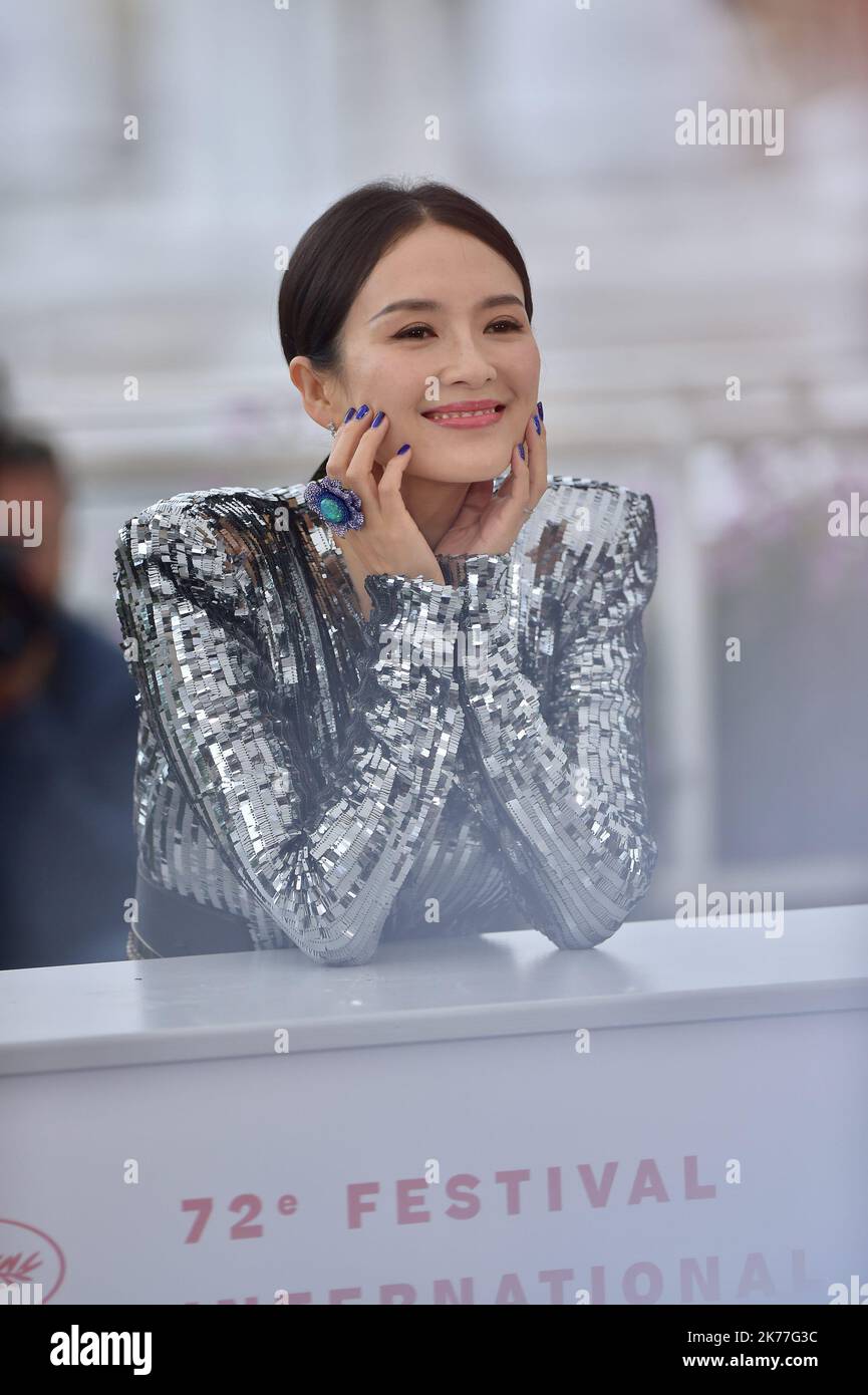 Zhang Ziyi attends a photocall in her honour at the Palais des ...