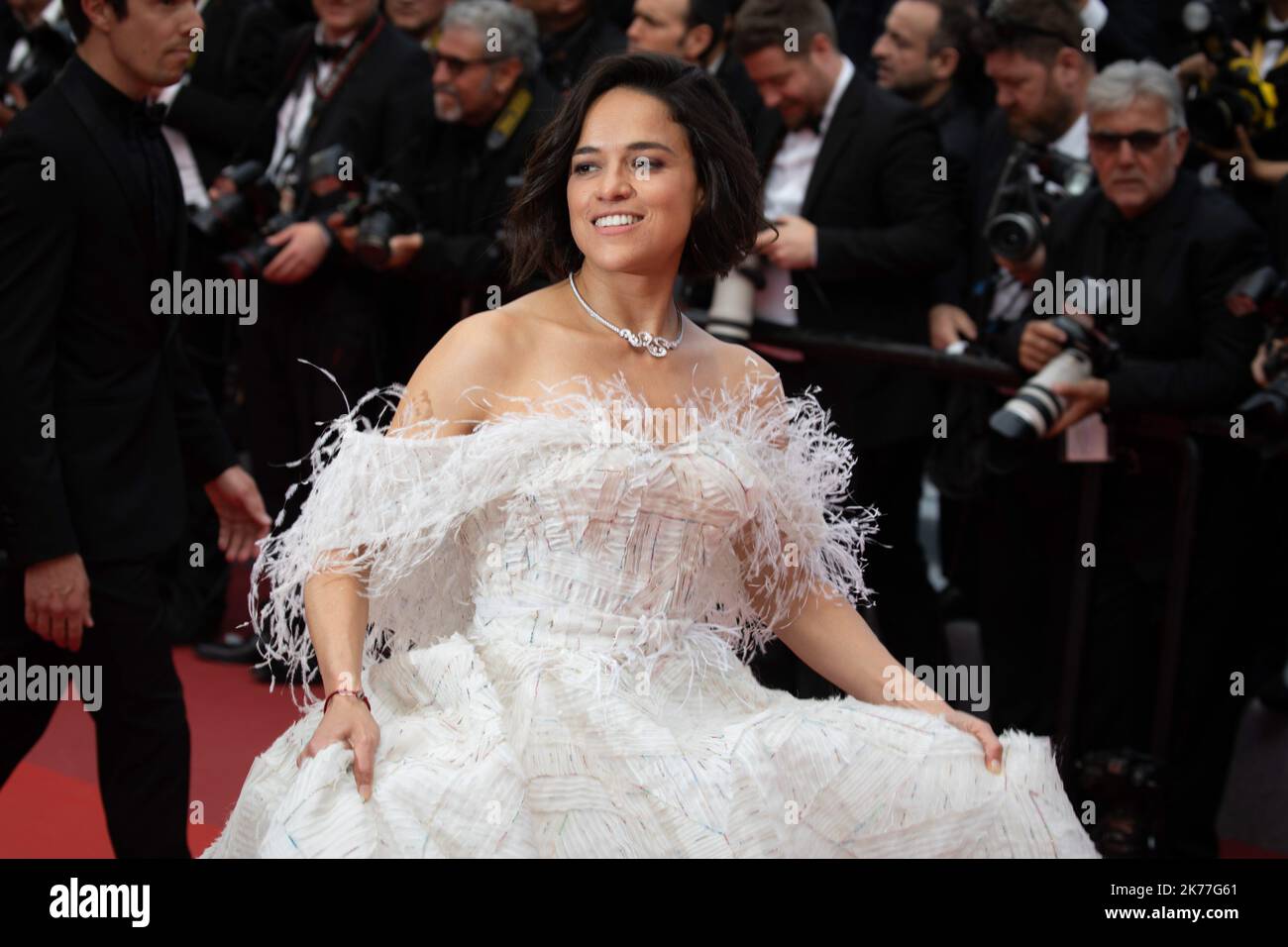 Michelle Rodriguez arriving for the Once Upon a Time in Hollywood ...