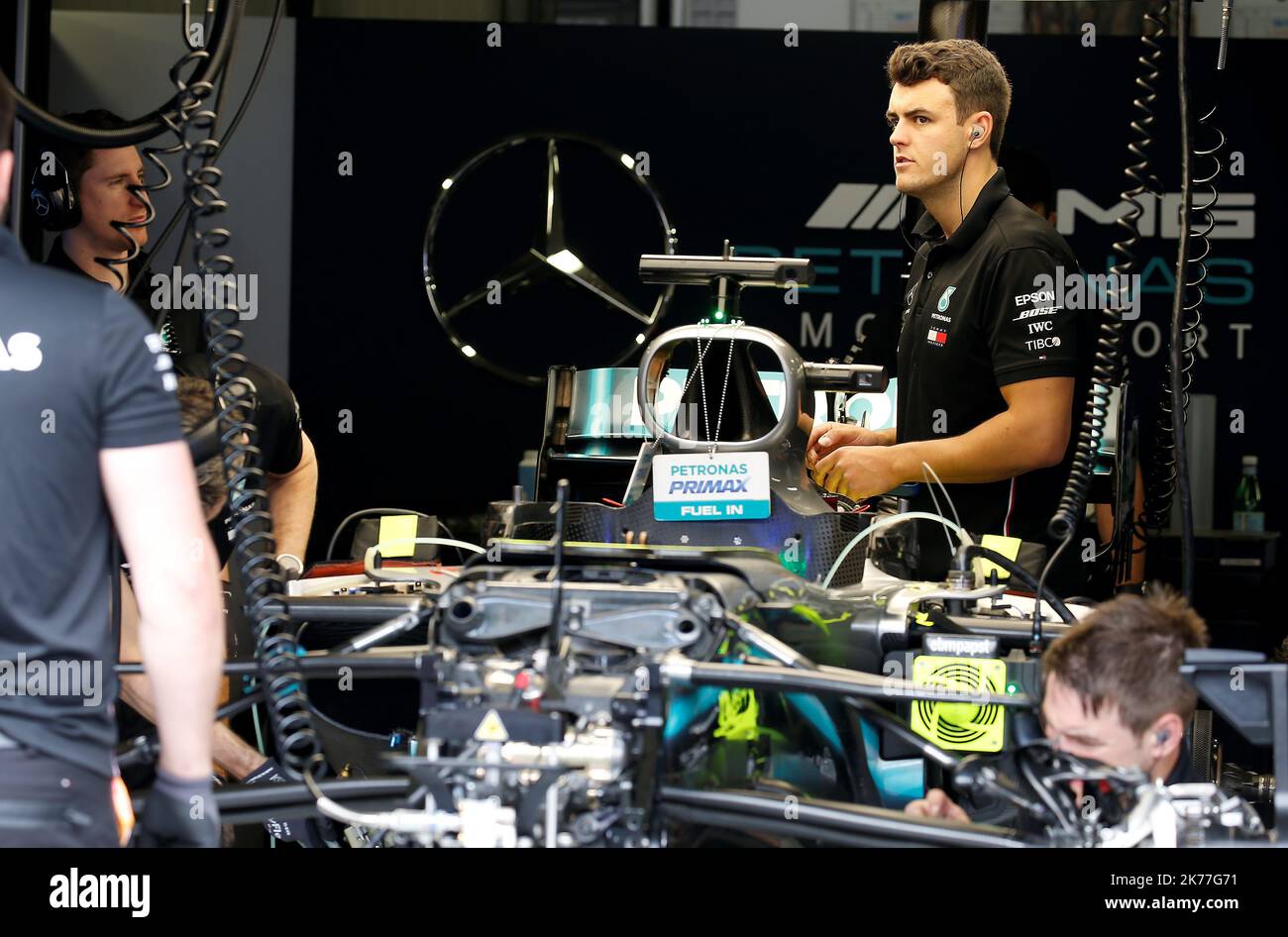 A general view of the Mercedes stand Stock Photo - Alamy