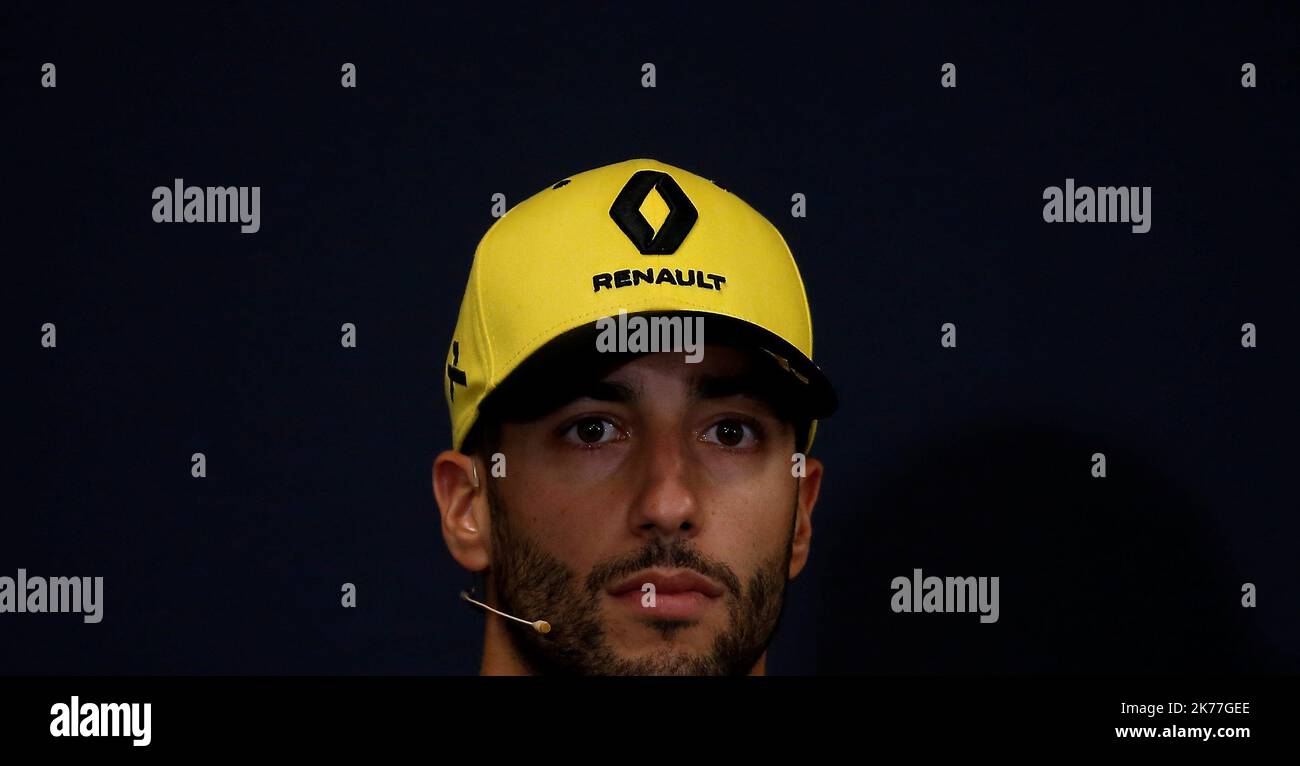 Daniel Ricciardo, Renault F1 Team Stock Photo - Alamy
