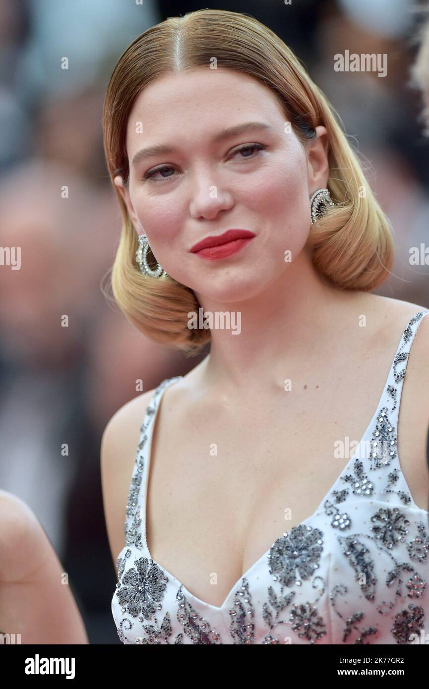 Lea Seydoux, attend the screening of Oh Mercy! Roubaix, une Lumiere during the 72nd annual ...