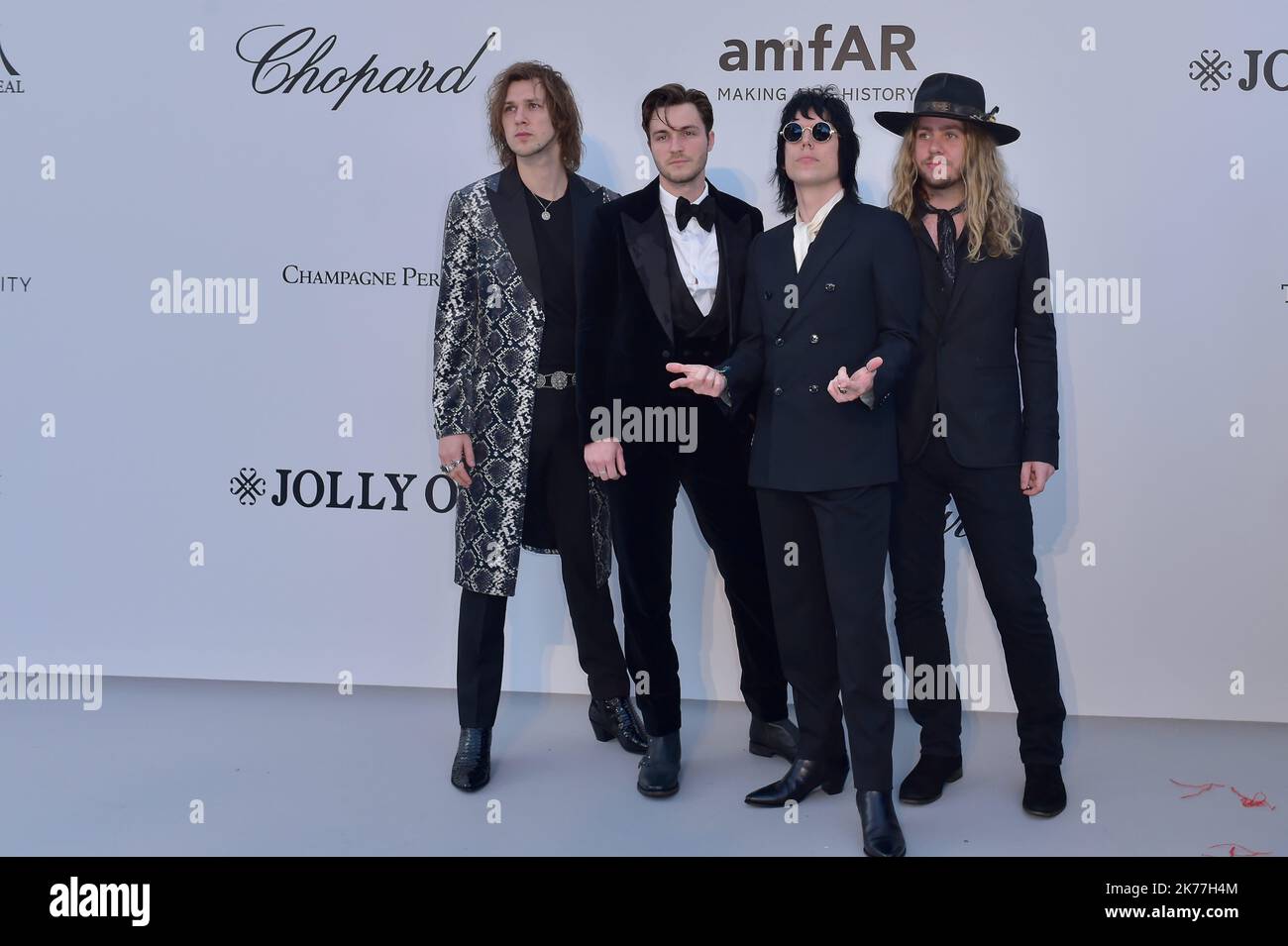 The Struts Gethin Davies, Jed Elliott, Luke Spiller and Adam Slack ...