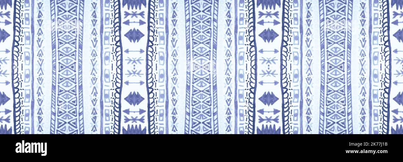 Seamless peruvian pattern. Hand drawn aztec illustration Stock Photo ...