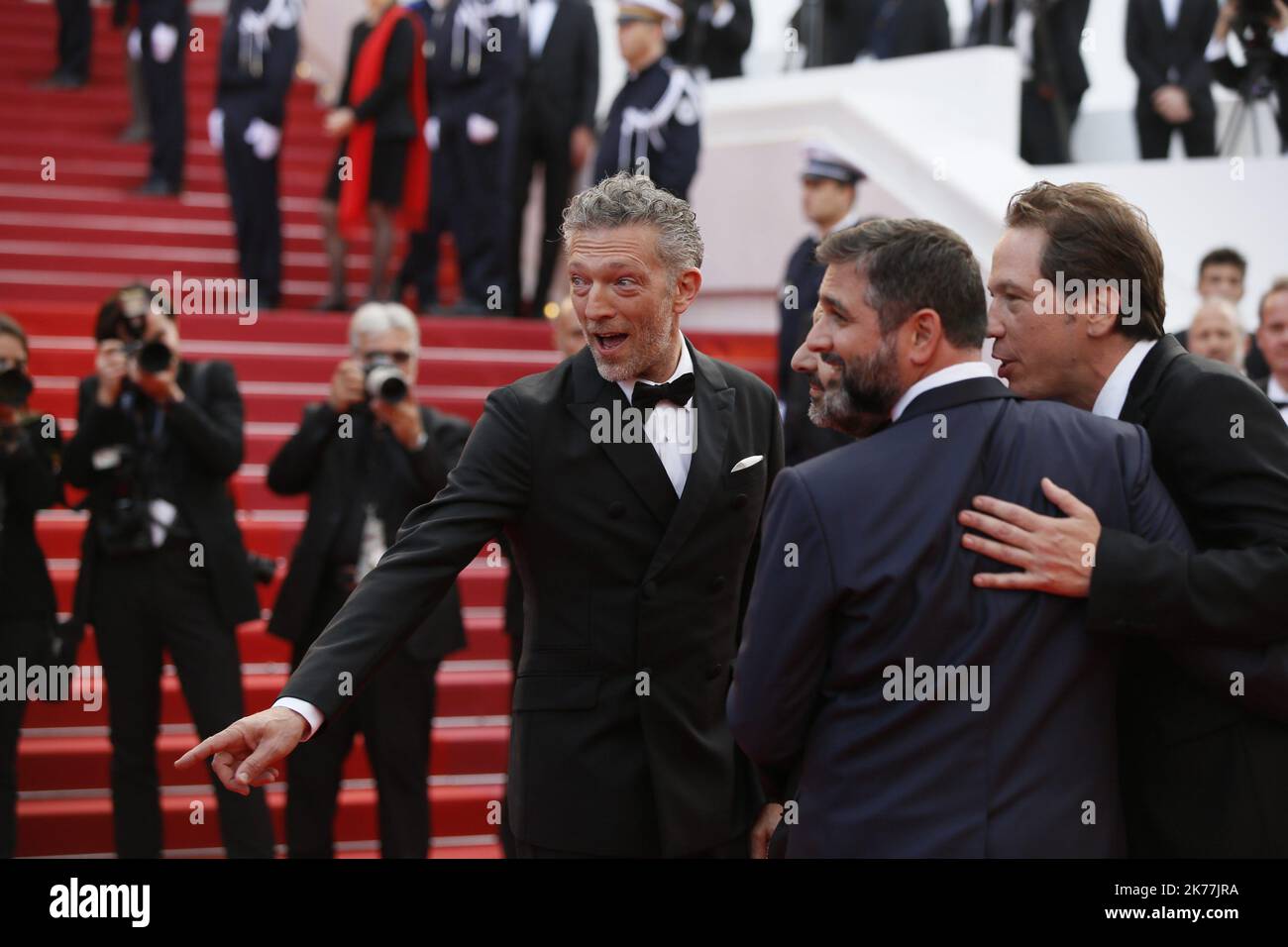 Vincent Cassel attending the closing ceremony of the 72nd Cannes Film ...
