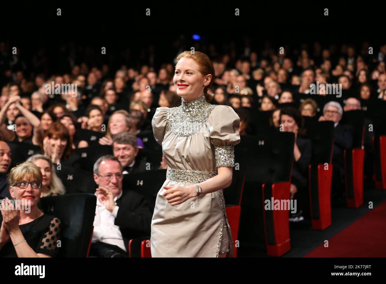 British actress Emily Beecham after she won the Best Actress Prize for ...
