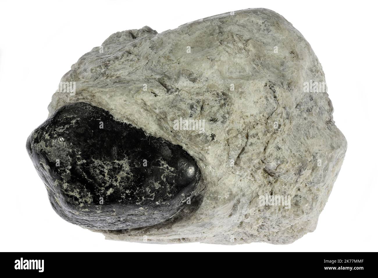 Apache tear (obsidian) from the USA isolated on white background Stock ...