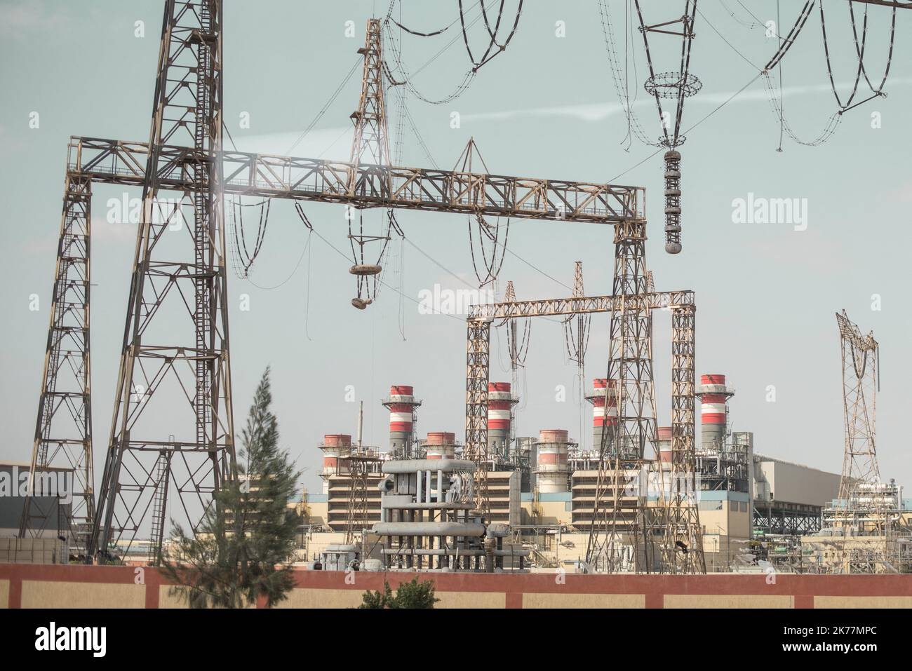 / 20/04/2019 - Egypt - 6th of October power Plant, in the region of ...