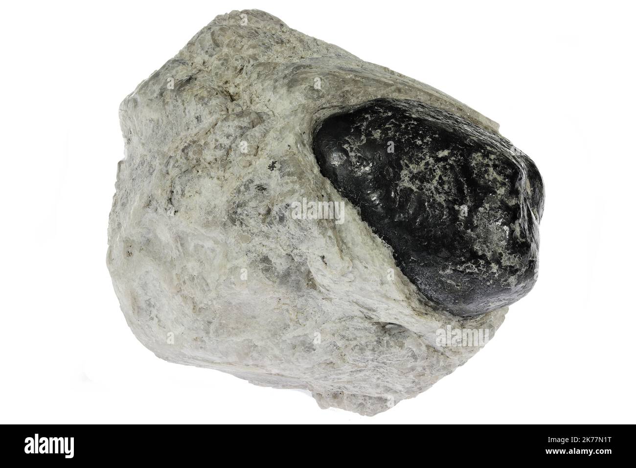 Apache tear (obsidian) from the USA isolated on white background Stock ...