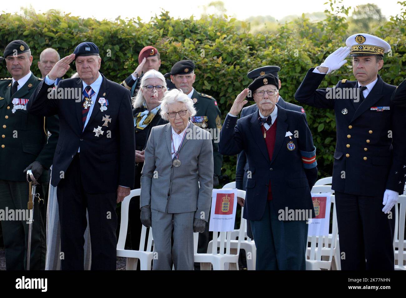 Commemoration ceremonies for the 75th anniversary of D-Day Stock Photo ...