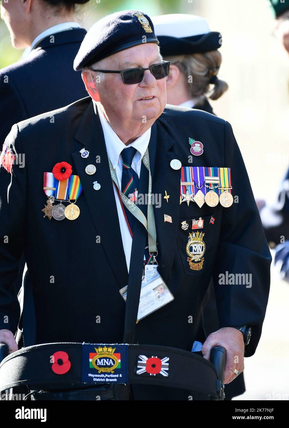 Commemoration ceremonies for the 75th anniversary of D-Day Stock Photo ...