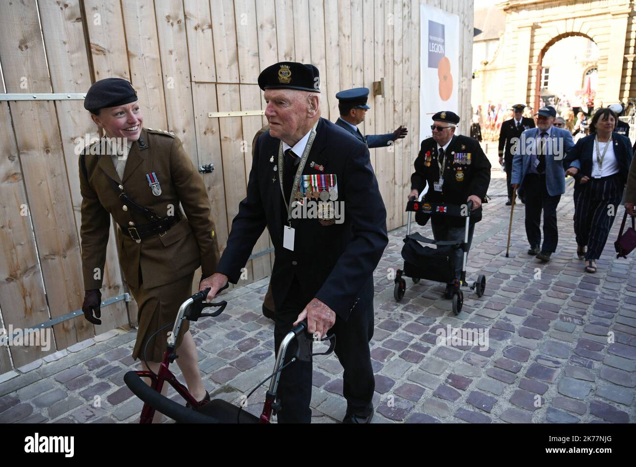 Commemoration ceremonies for the 75th anniversary of D-Day Stock Photo ...