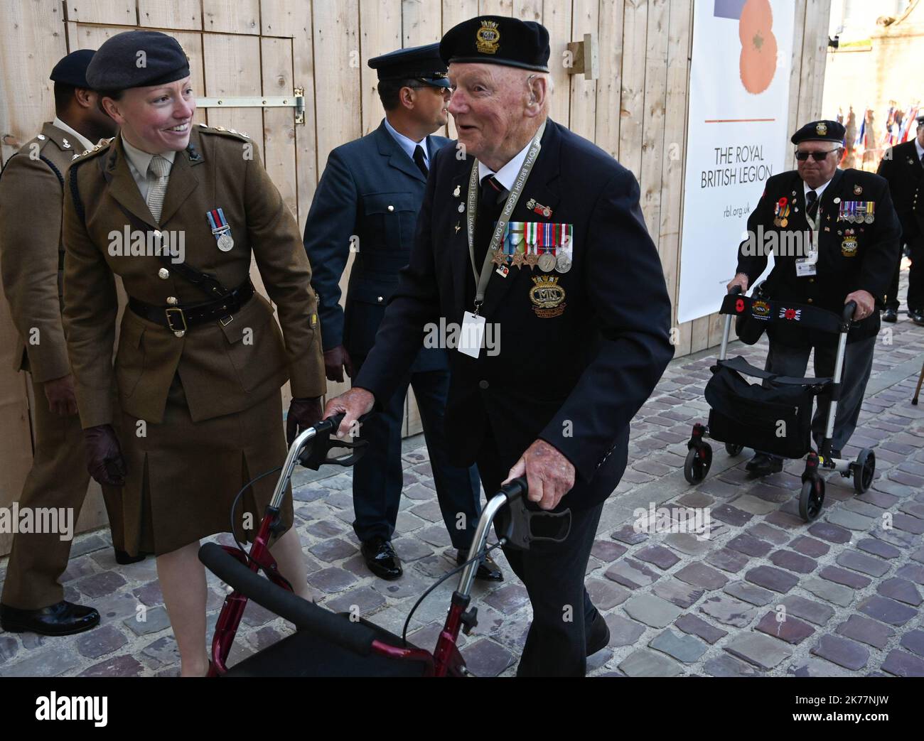 Commemoration ceremonies for the 75th anniversary of D-Day Stock Photo ...