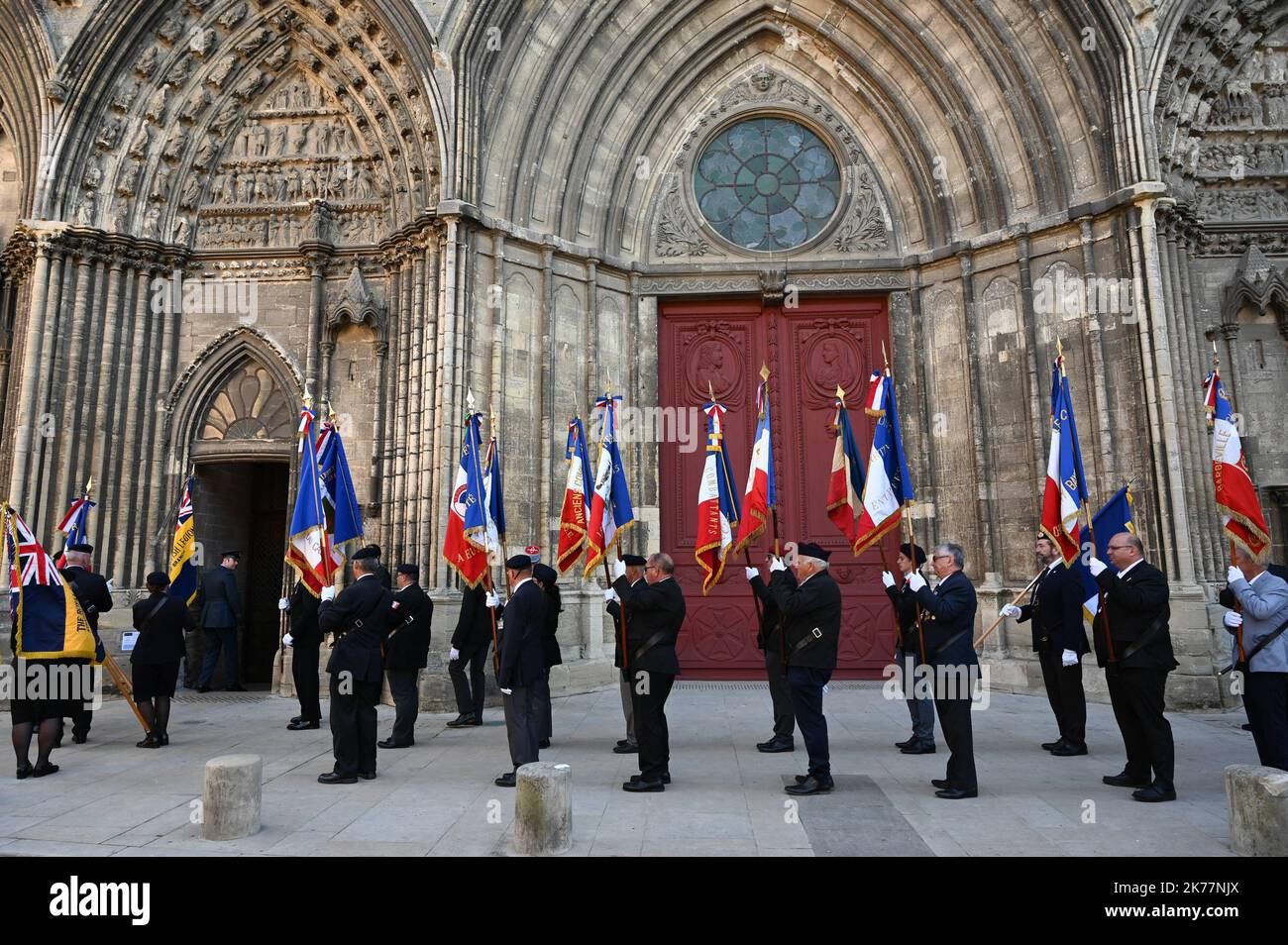 Commemoration ceremonies for the 75th anniversary of D-Day Stock Photo ...