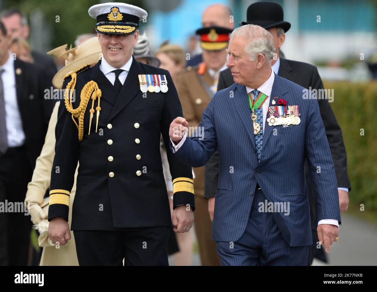 Memorial service at Bayeux War Cemetery on June 06, 2019 in Bayeux ...