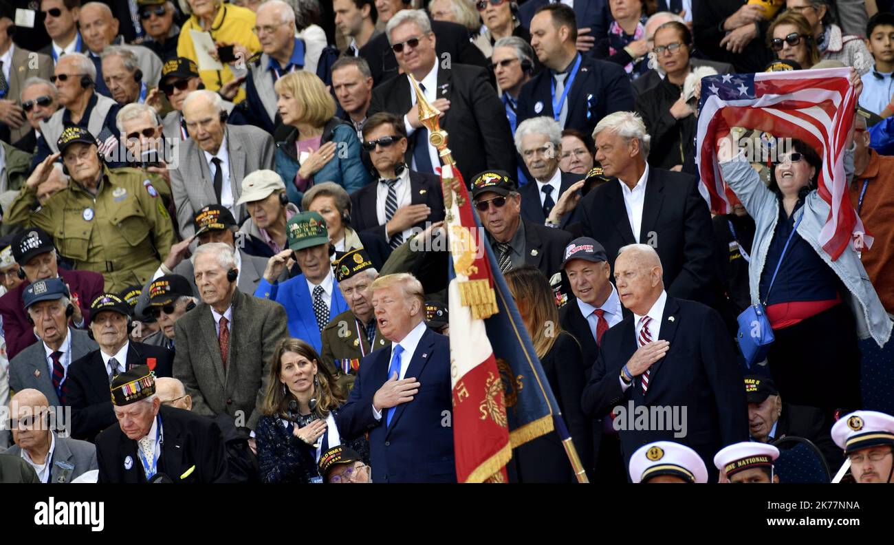 Commemoration ceremonies for the 75th anniversary of D-Day Stock Photo ...