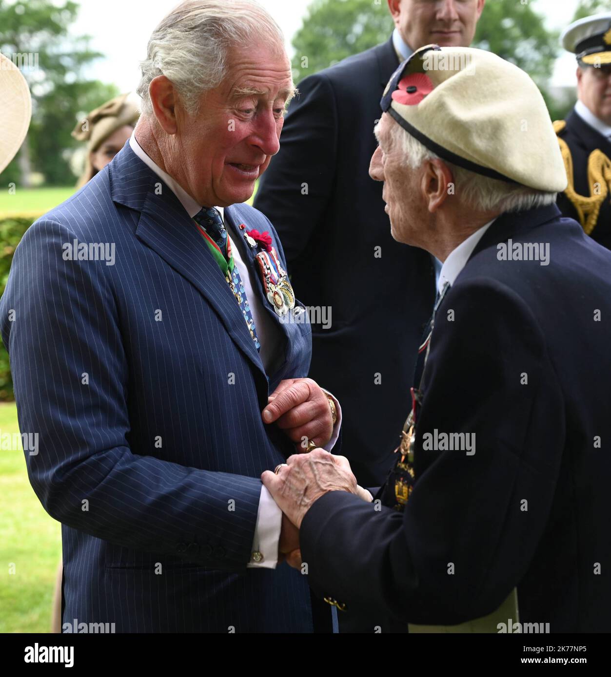 Memorial service at Bayeux War Cemetery on June 06, 2019 in Bayeux ...