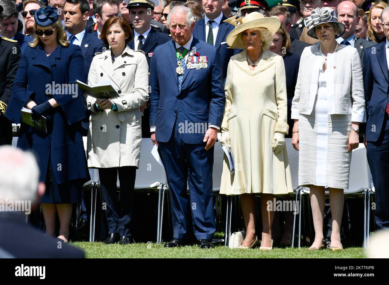 Memorial service at Bayeux War Cemetery on June 06, 2019 in Bayeux ...