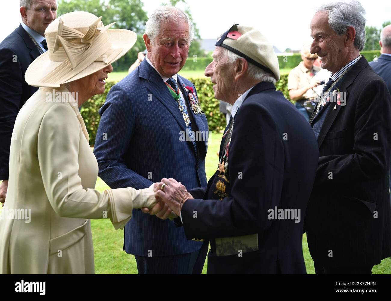 Memorial service at Bayeux War Cemetery on June 06, 2019 in Bayeux ...