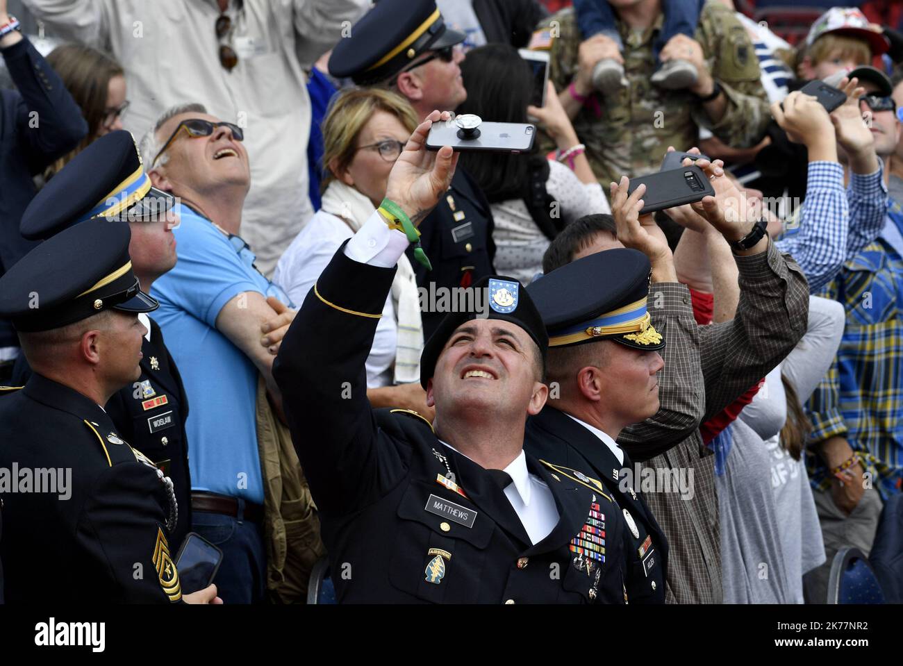 Commemoration ceremonies for the 75th anniversary of D-Day Stock Photo ...