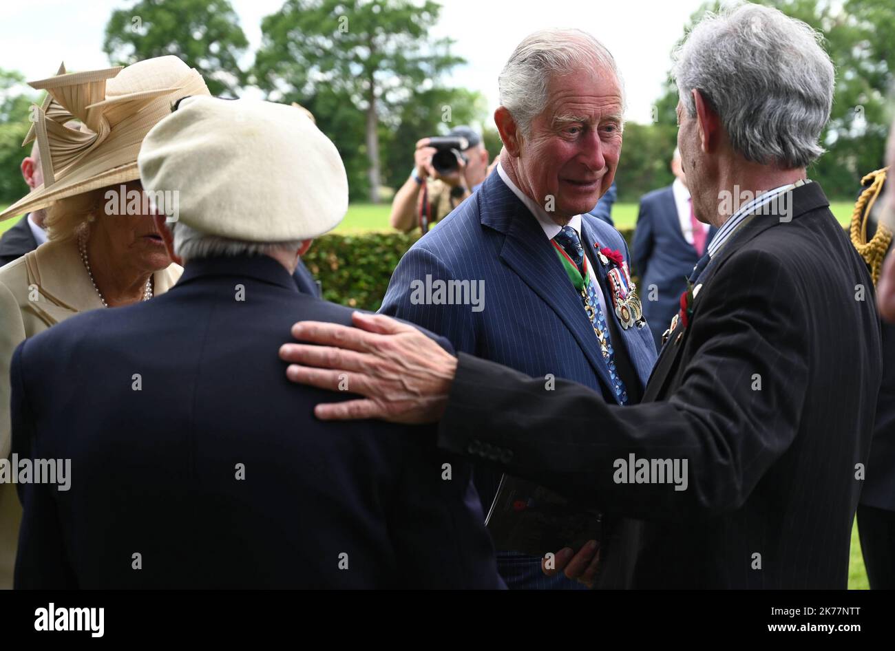 Memorial service at Bayeux War Cemetery on June 06, 2019 in Bayeux ...