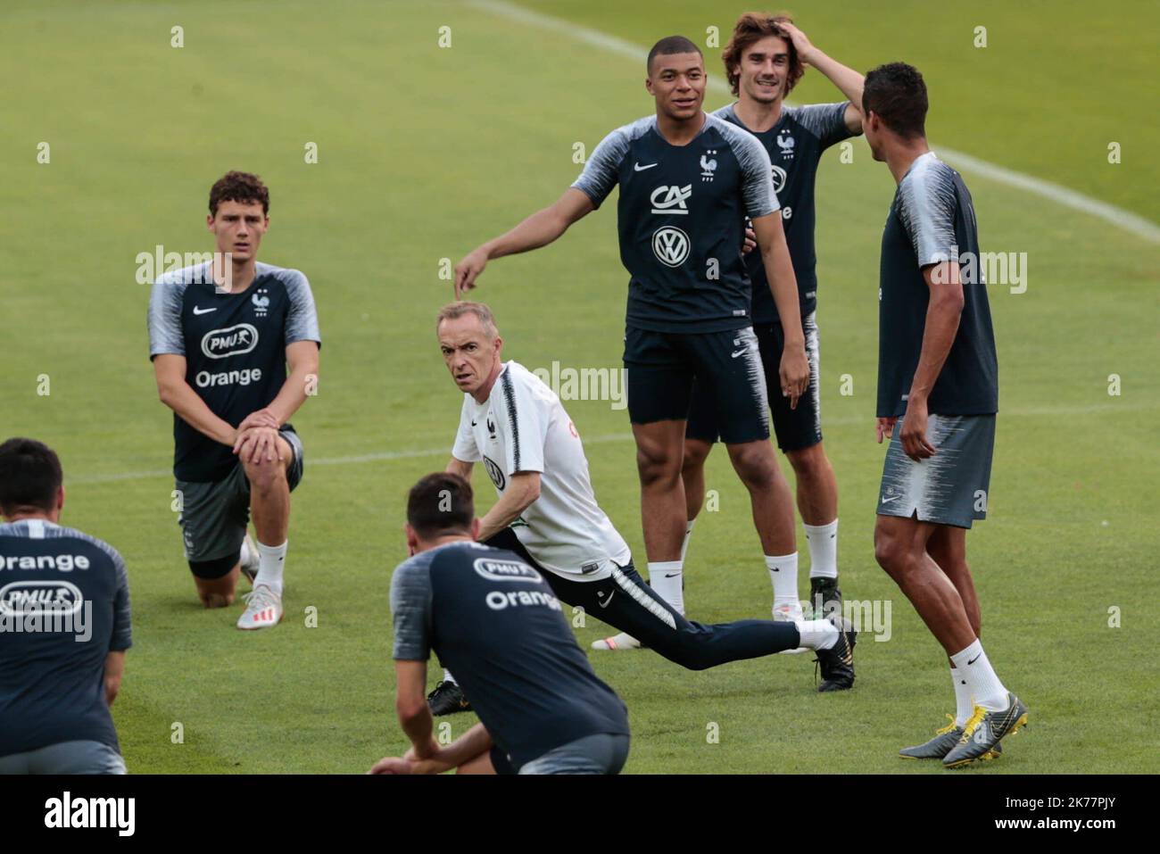 BENJAMIN PAVARD, KYLIAN MBAPPE, ANTOINE GRIEZMANN, RAPHAEL VARANE ...