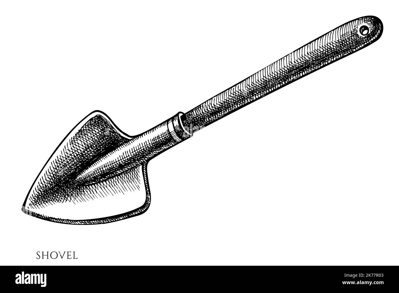 Gardening vintage vector illustrations collection. Black and white ...