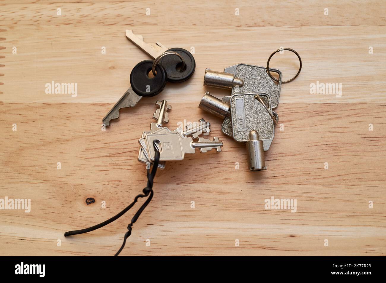 Old keys from furniture, cabinets and lockers Stock Photo - Alamy