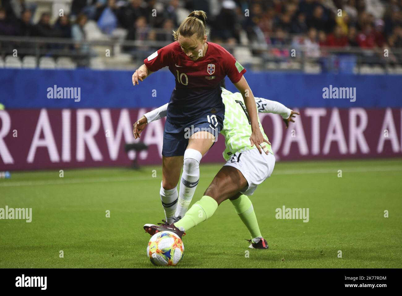 Action during the Group A match between Norway and Nigeria at the FIFA ...