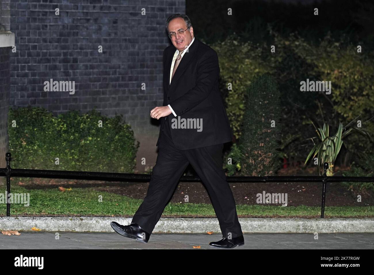 Attorney General Michael Ellis arrives at 10 Downing Street in London ...