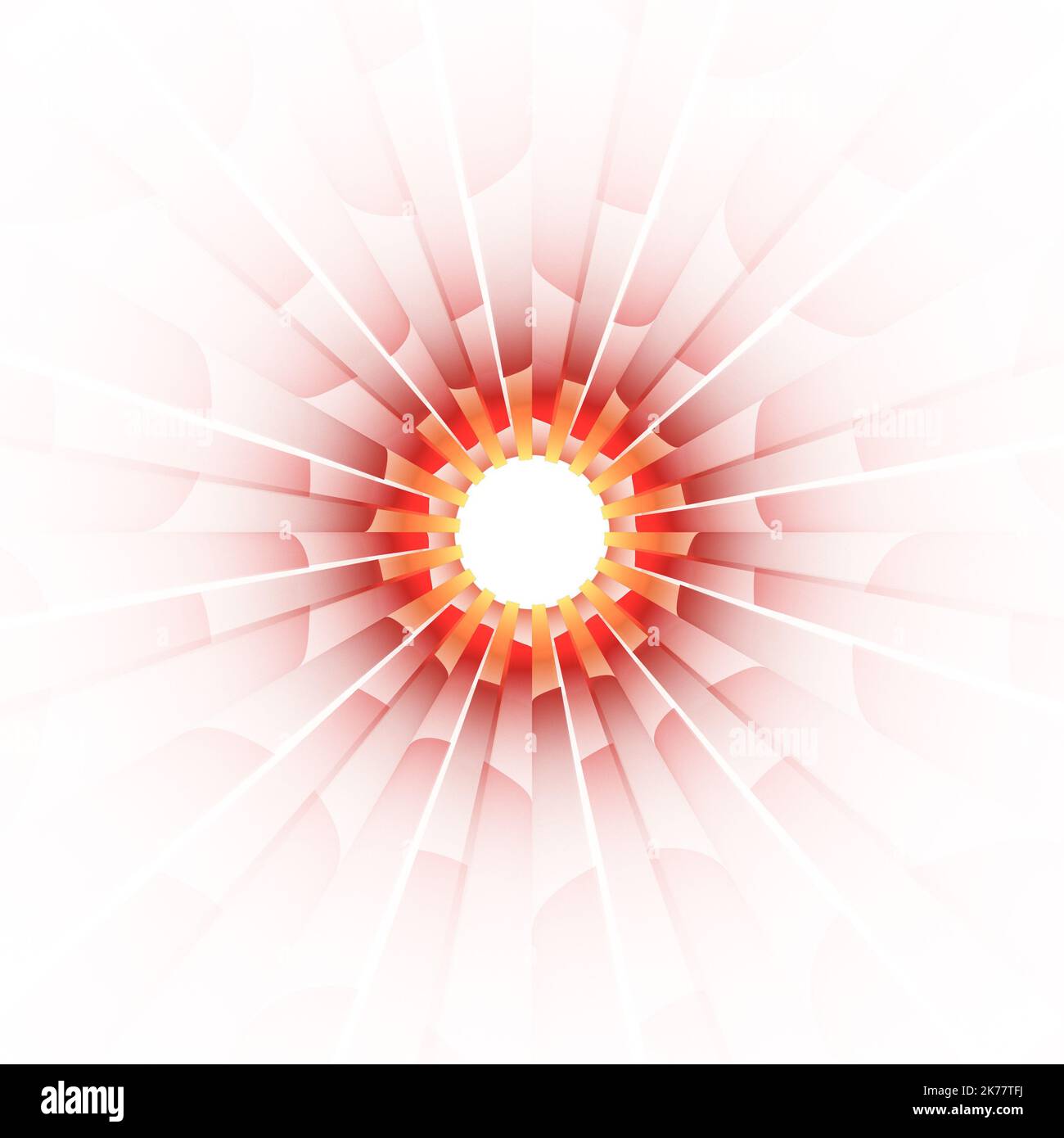 Abstract fractal on white background Stock Photo - Alamy