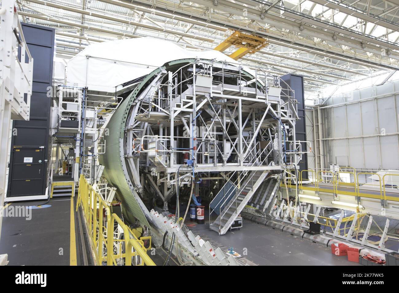 Toulouse, France, May 13th 2019 - A300-600ST Airbus, known as Beluga ...