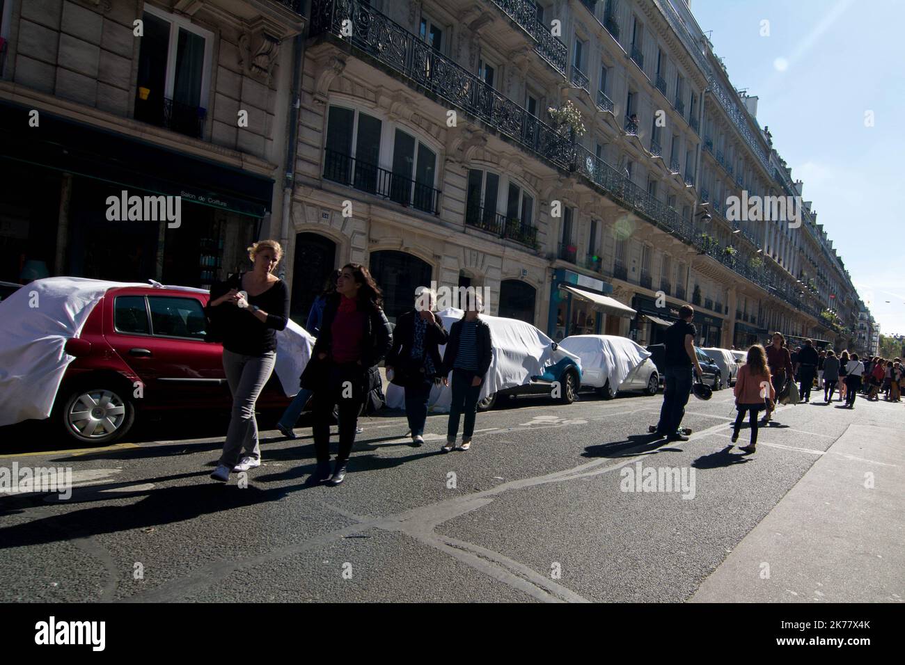 The French city will ban car traffic along the Champs Elysees and nine ...