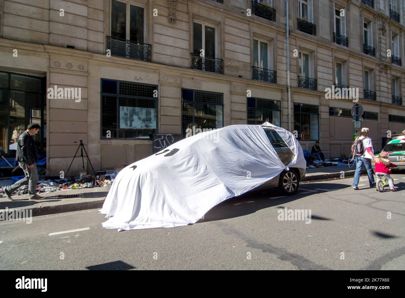The French city will ban car traffic along the Champs Elysees and nine ...