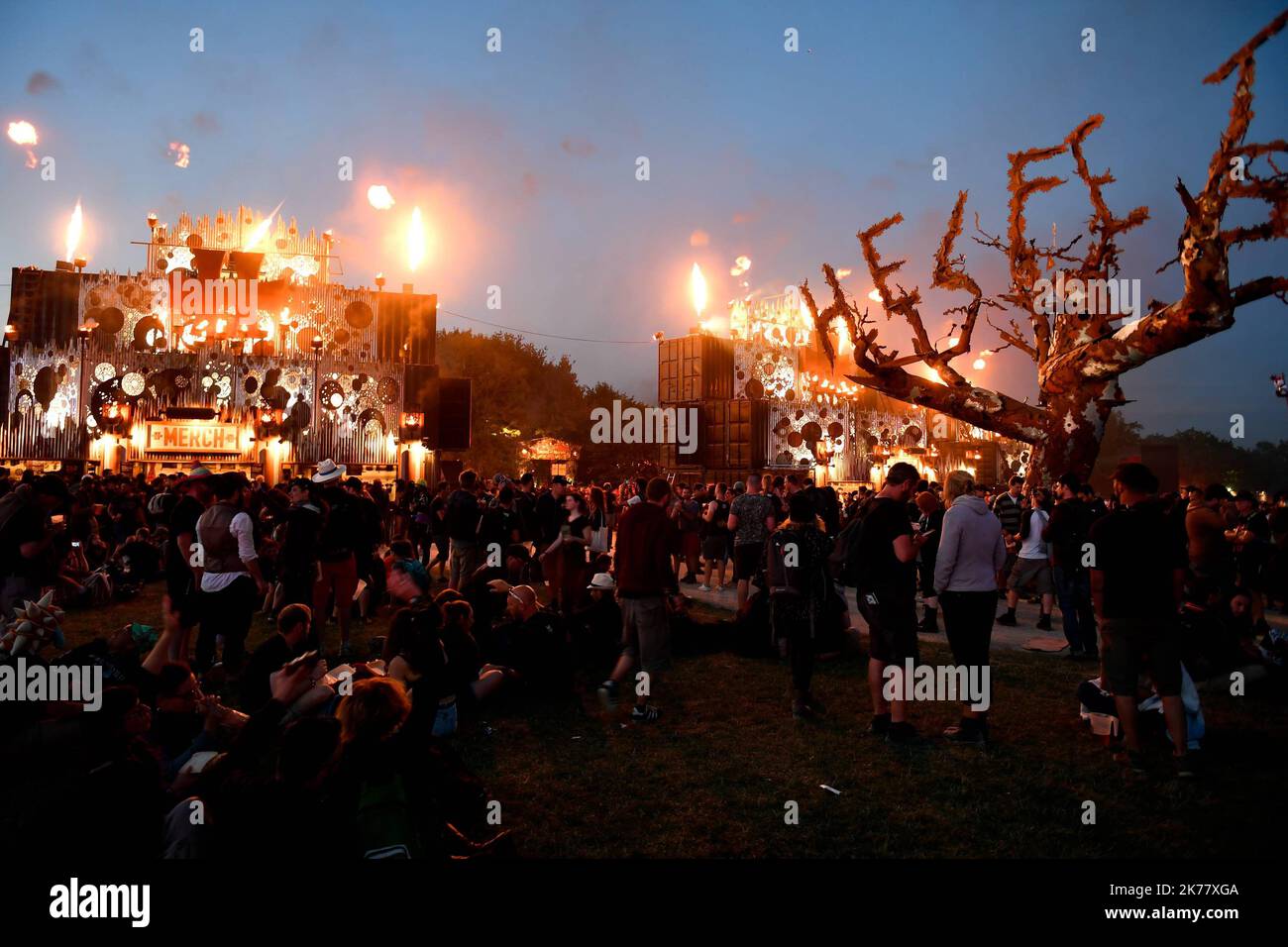 The Hellfest metal music festival in Clisson Stock Photo - Alamy