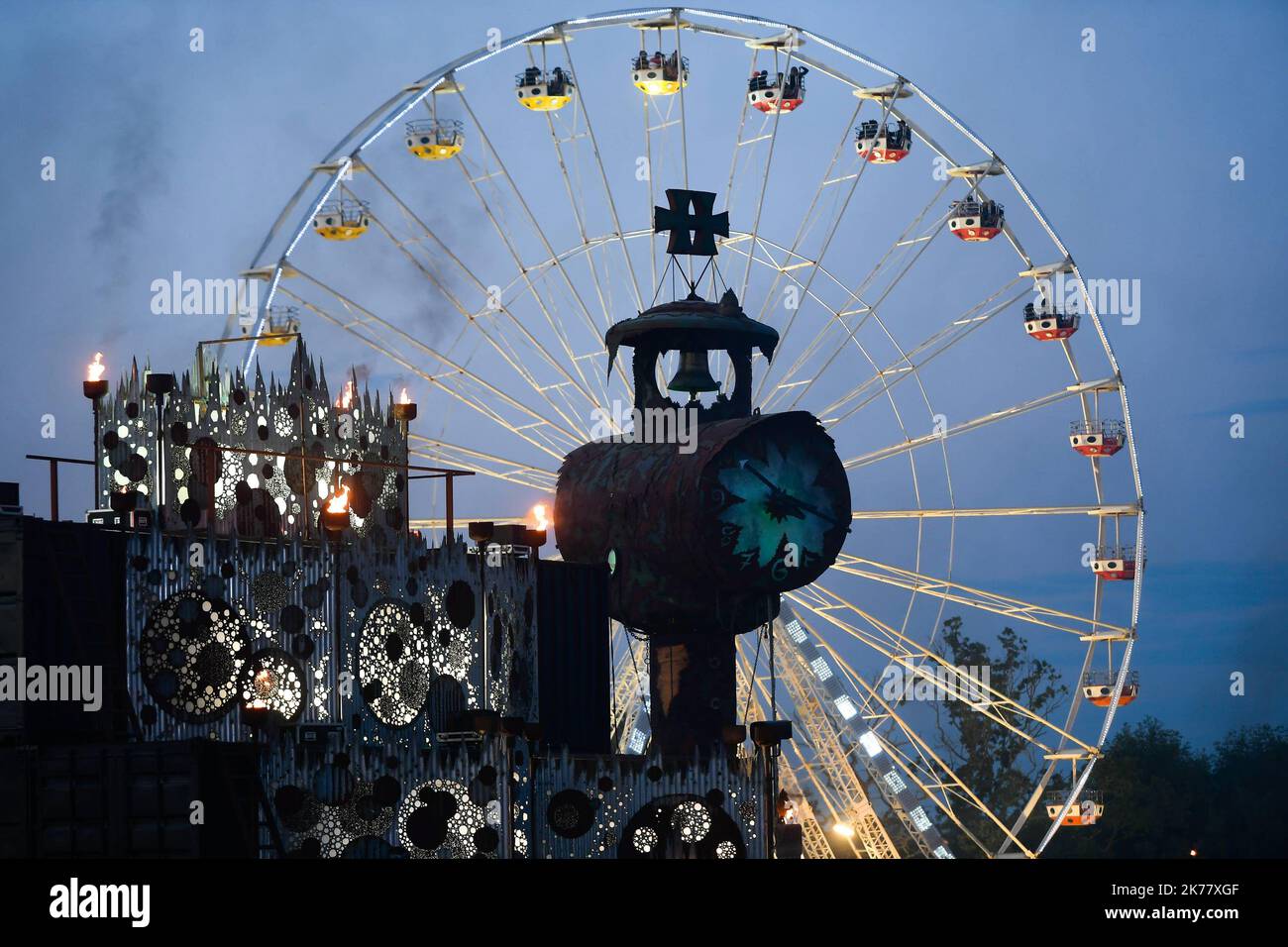 The Hellfest metal music festival in Clisson Stock Photo - Alamy